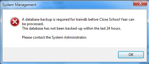 Close School Year Checklist (also Appendix A in System Management Help ...